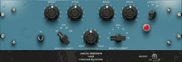 【無料】Analog Obsession『Rare Bundle』が無料配布中！絶対に入手すべき最高のPultec EQプラグイン！