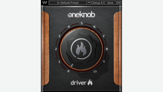 【期間限定無料】Waves Audio『OneKnob Driver』が無料配布中！ノブ1つの簡単操作であらゆる楽器に歪みを加えることができる超便利なワンノブ・オーバードライブプラグイン！
